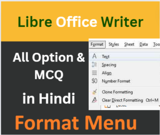 libreoffice write format menu in hindi and english