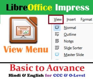LibreOffice Impress View Menu